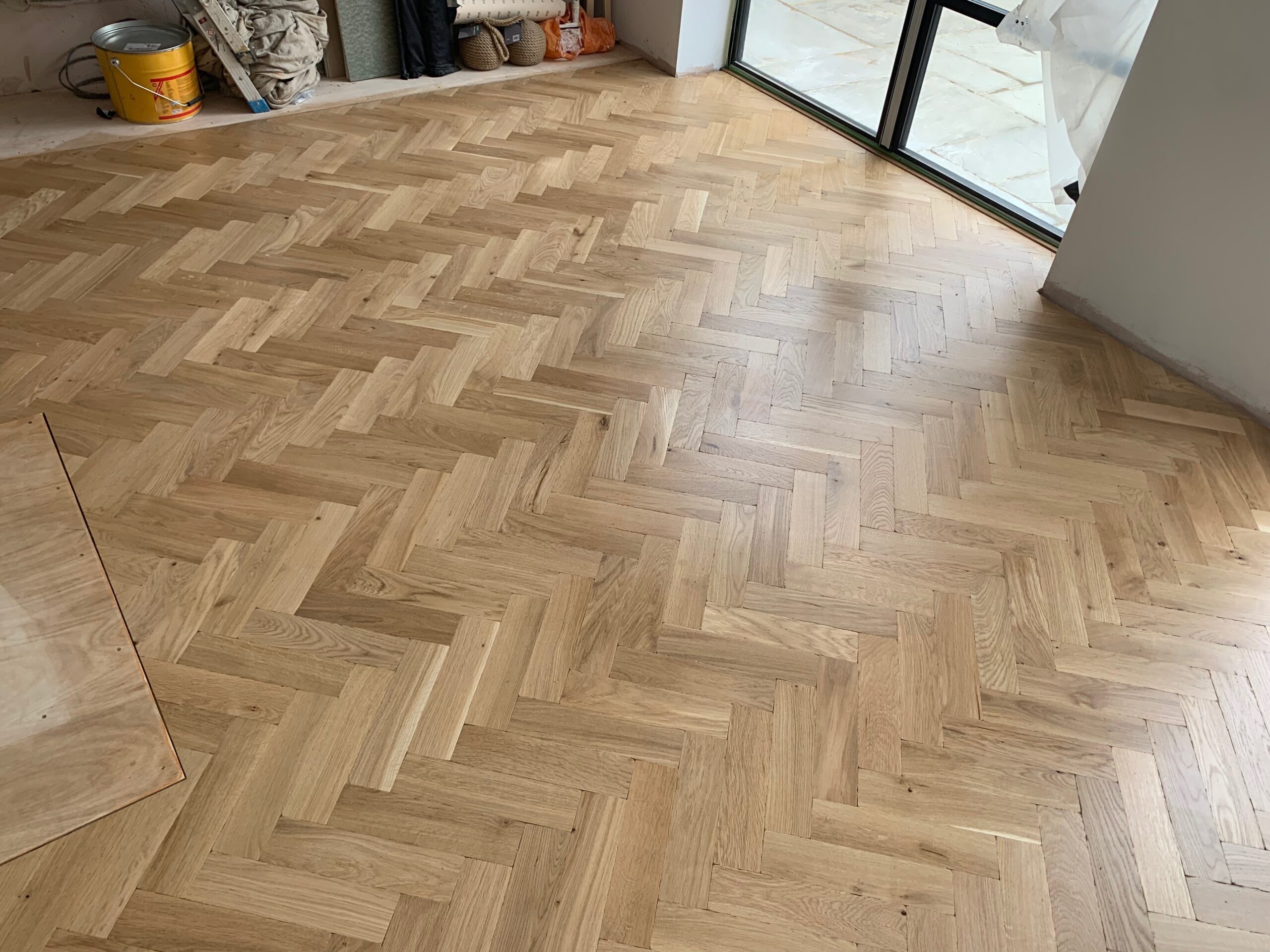 Case Study – Tumbled Rustic Oak Parquet Blocks, 124T – Patcham